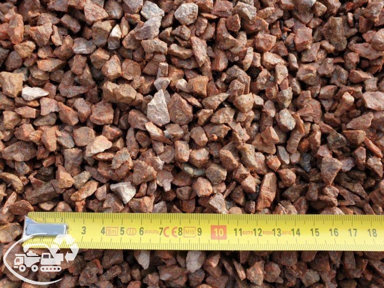 Gravier rose 6/10 - Carrière porphyre rouge - Carrière Chiaverina