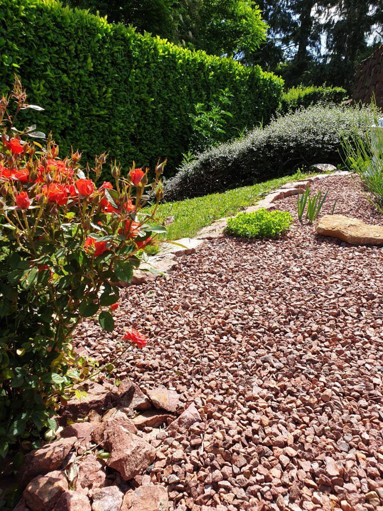 Sac gravillon 10/14 rose - carrière Chiaverina - gravier décoratif pour ...